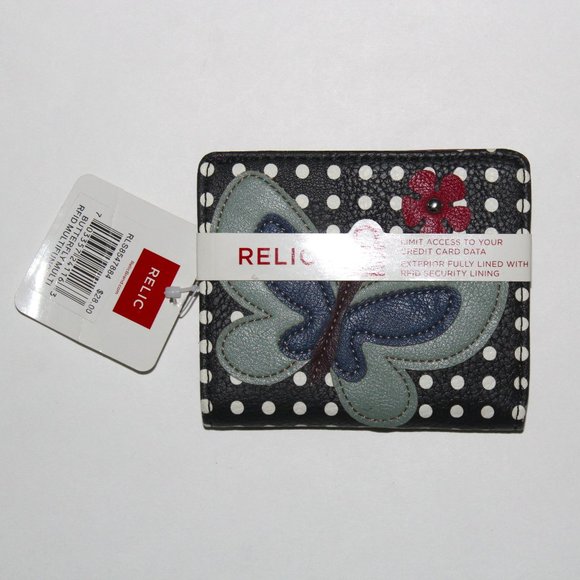 Relic | Bags | Relic Rfid Security Butterfly Wallet | Poshmark